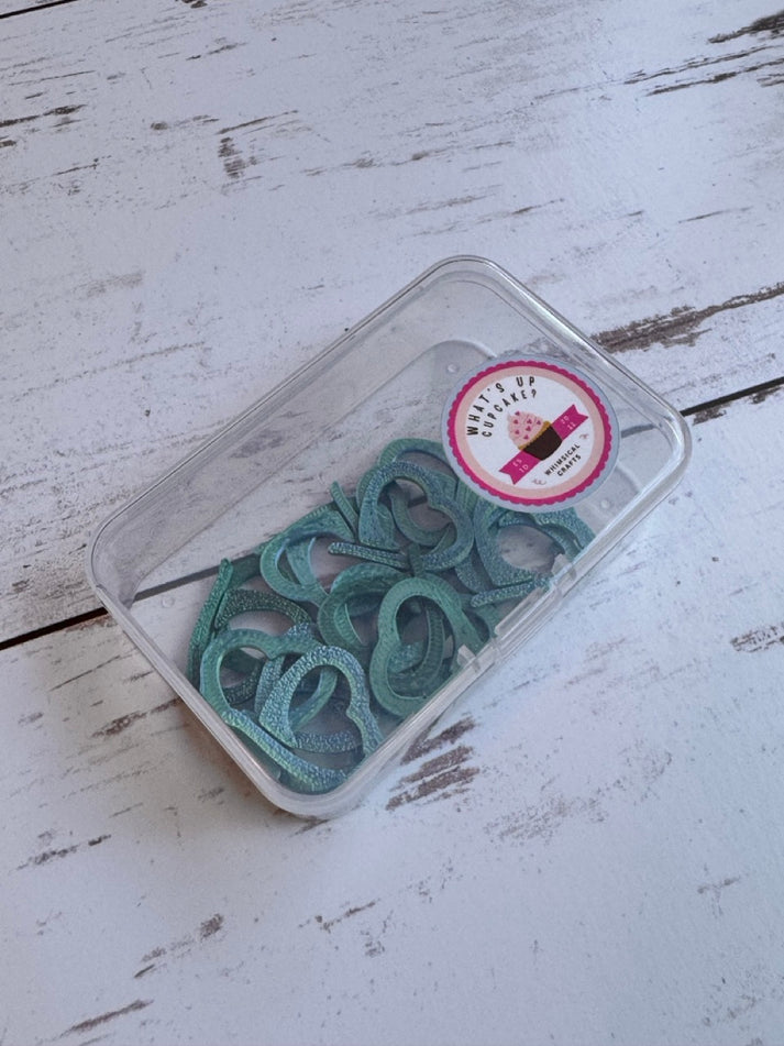 Pack of 20 Heart Shaped Stitch Markers – What's Up, Cupcake? Whimsical ...